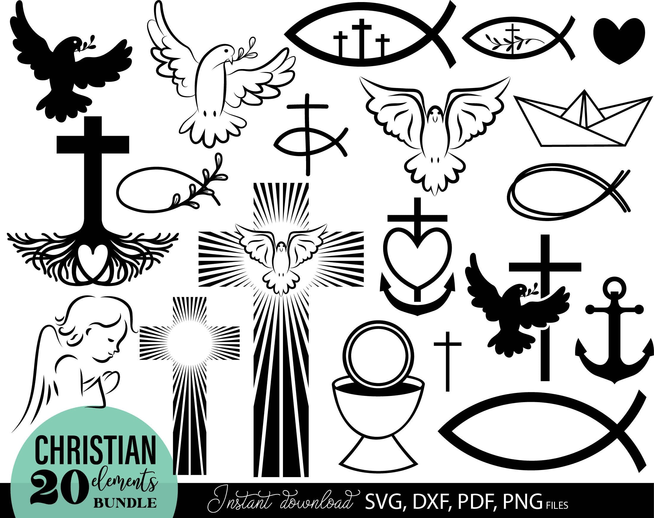 Christian Communion Plotterdatei Svg Dxf Png - First Communion Wreath ...